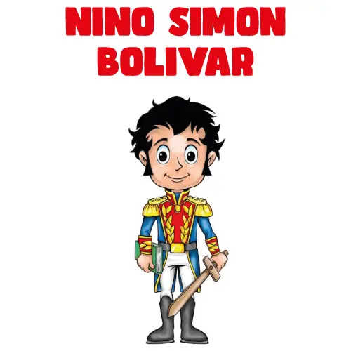 Simón Bolívar Dibujo Infantil Para Colorear